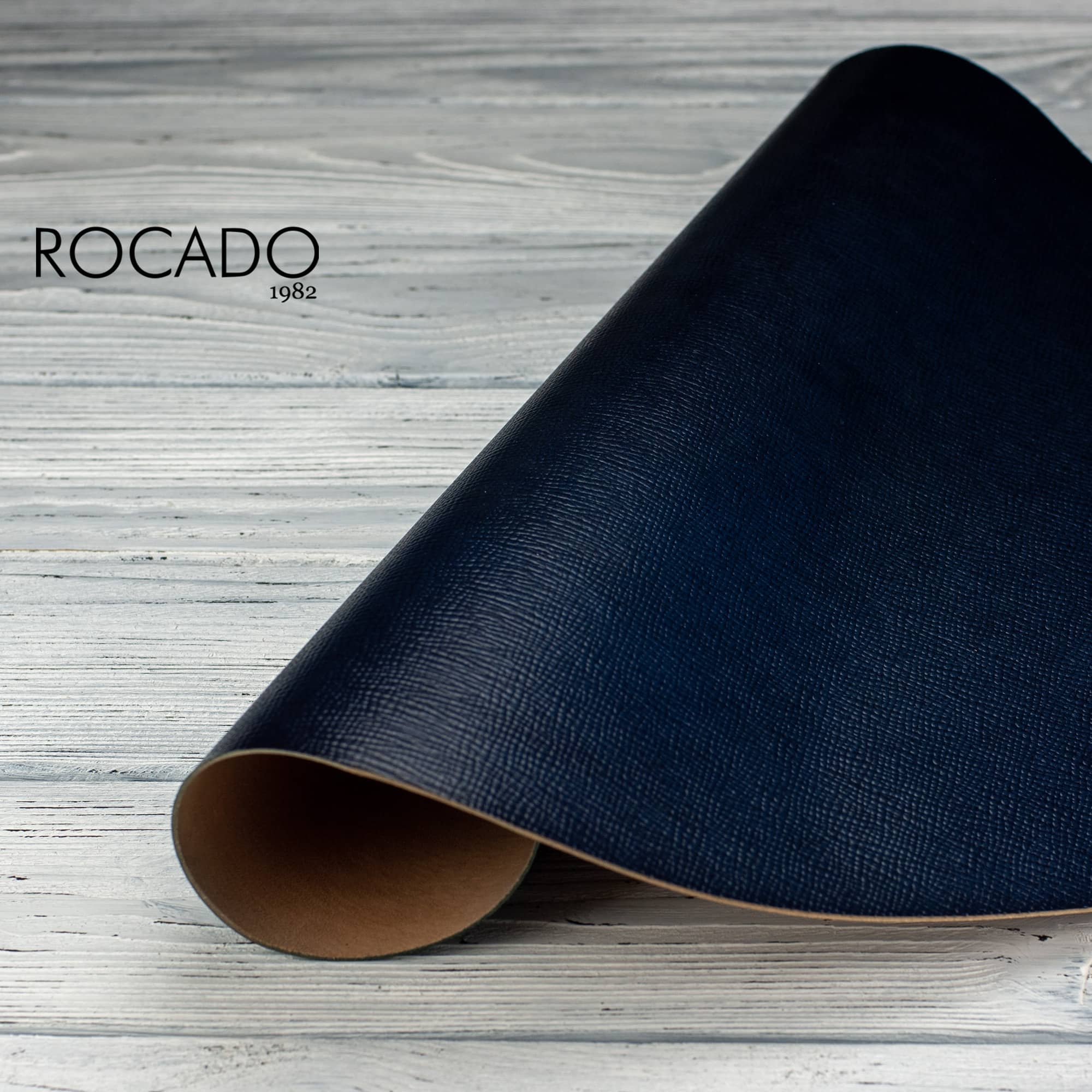 Rocado Fingerprint - Blue - Shell Cordovan Leather – Forleathercraft.com