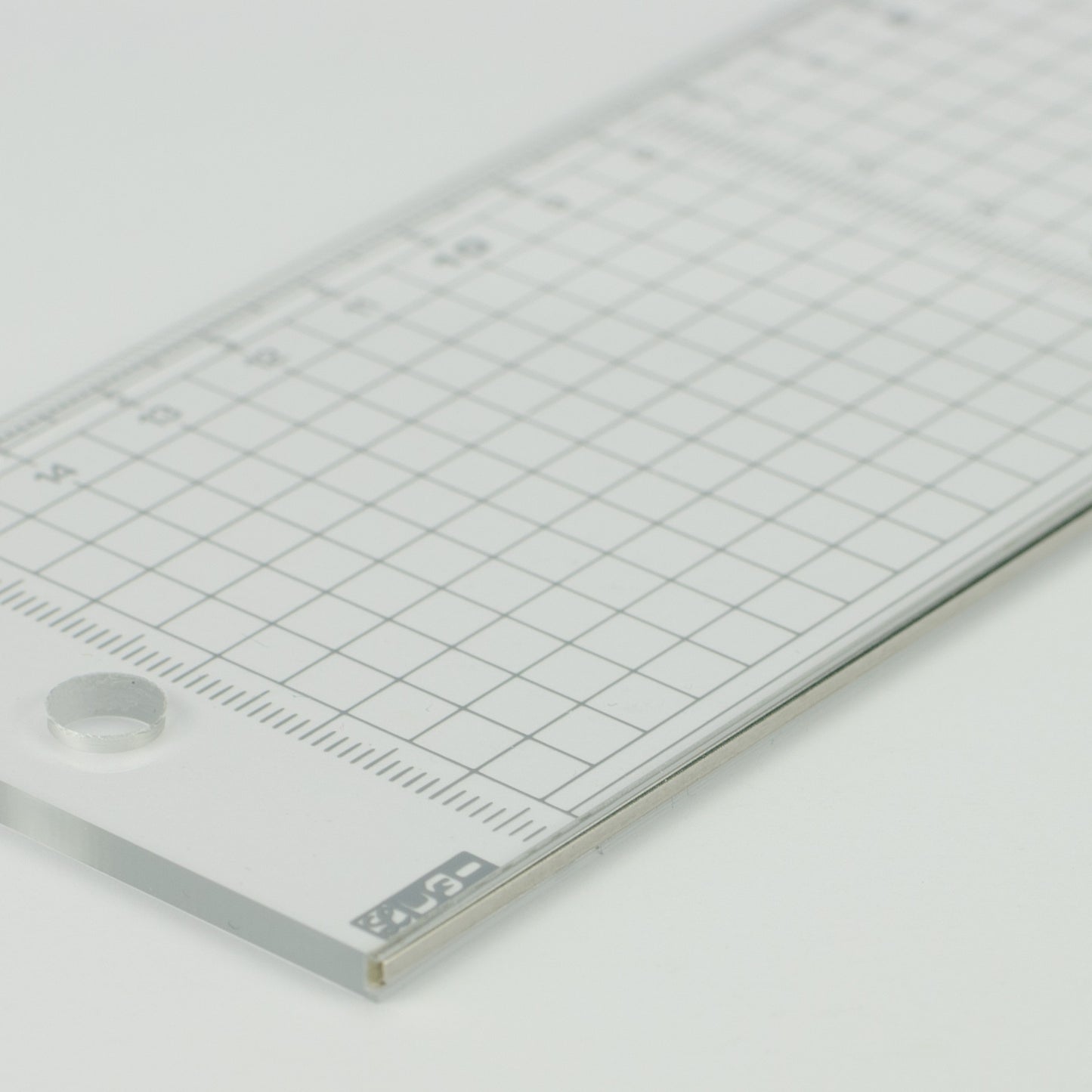 Japanese Transparent Measure Ruler with Metal – Forleathercraft.com